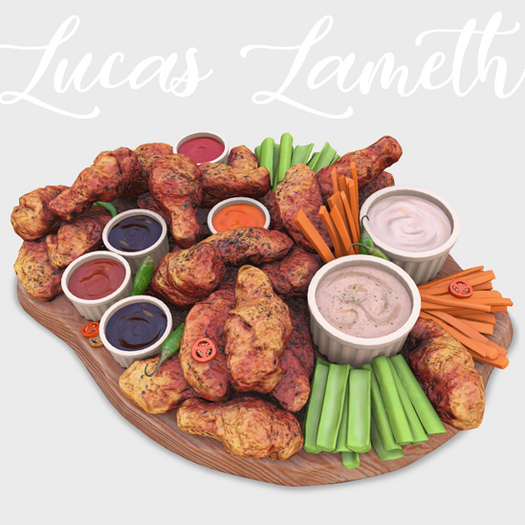 Second Life Marketplace - [Lucas Lameth] Baked Chicken Wings